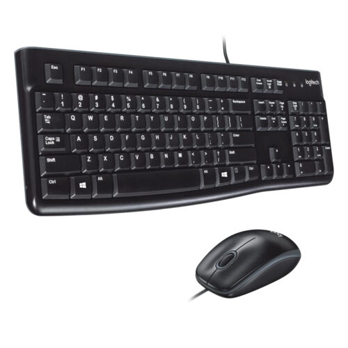 Combo Logitech Mk120 Teclado Y Mouse Alámbrico Usb Acp Tecnopolis